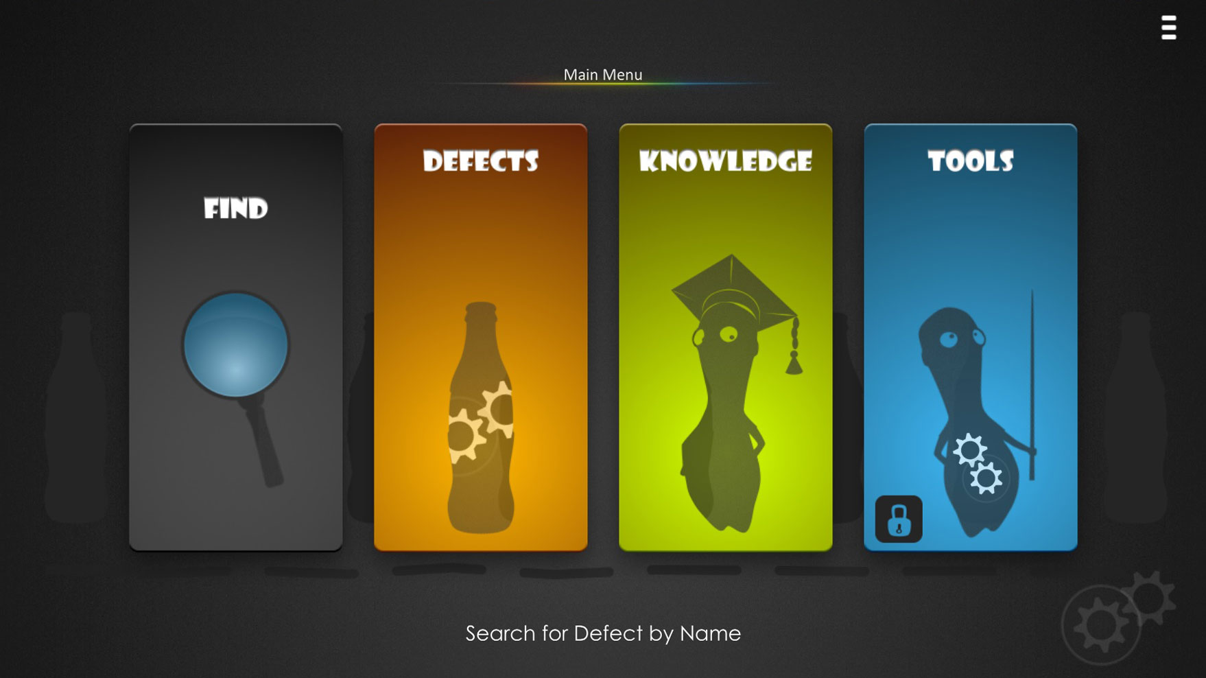 Products / Glass Container – Forming Defects App | APEGG Ltd